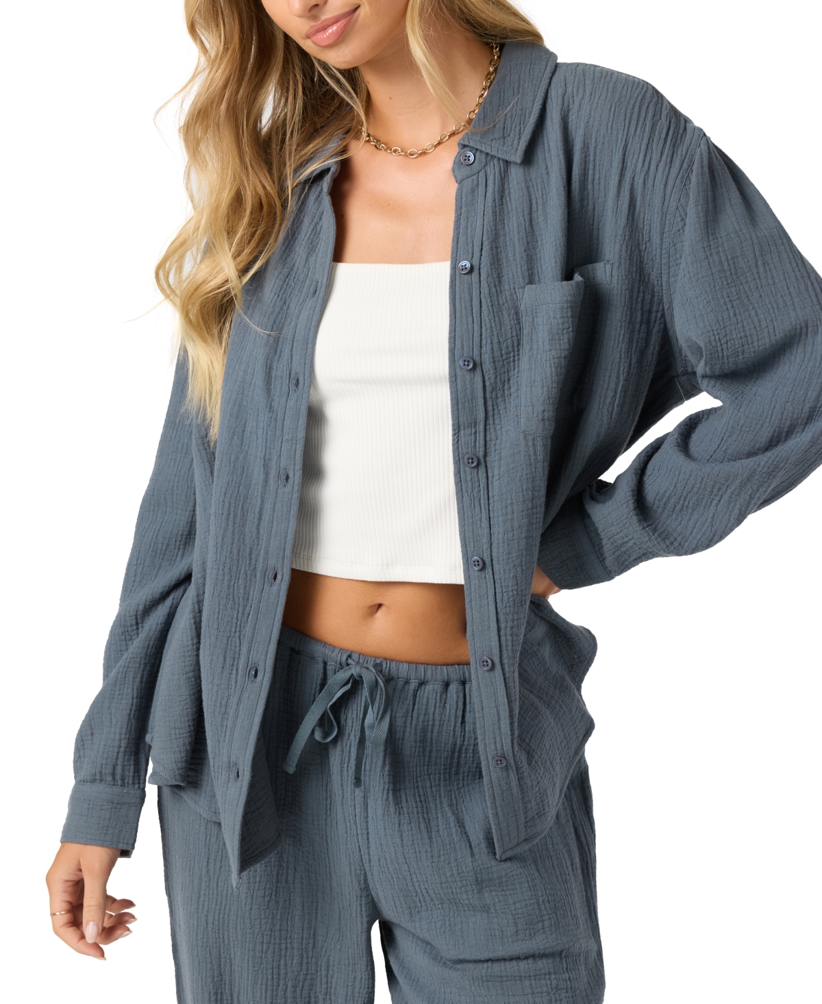 Click here for ONeill Juniors Leni Relaxed Shirt - Slate prices