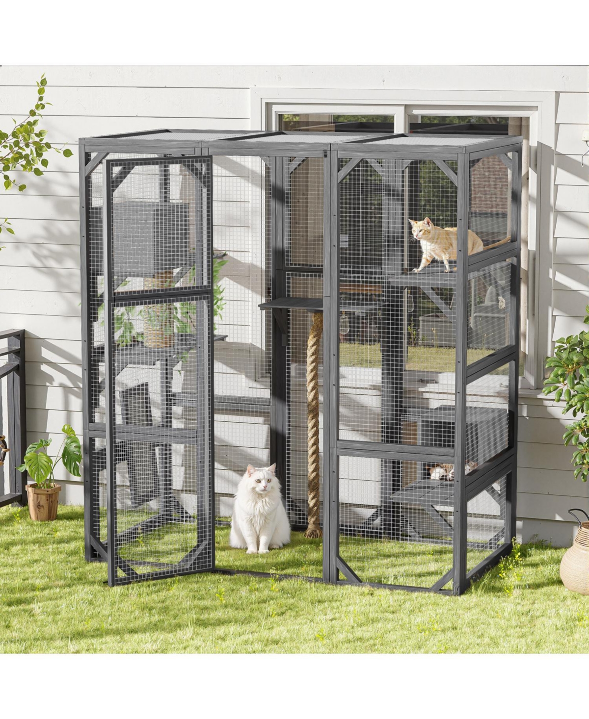 Click here for Streamdale Furniture Outdoor Cat House Catio with... prices