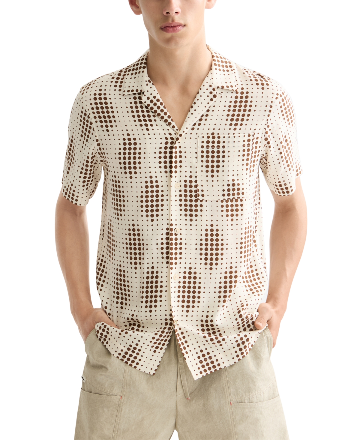 Click here for Scotch & Soda Mens Relaxed Fit Short Sleeve Printe... prices