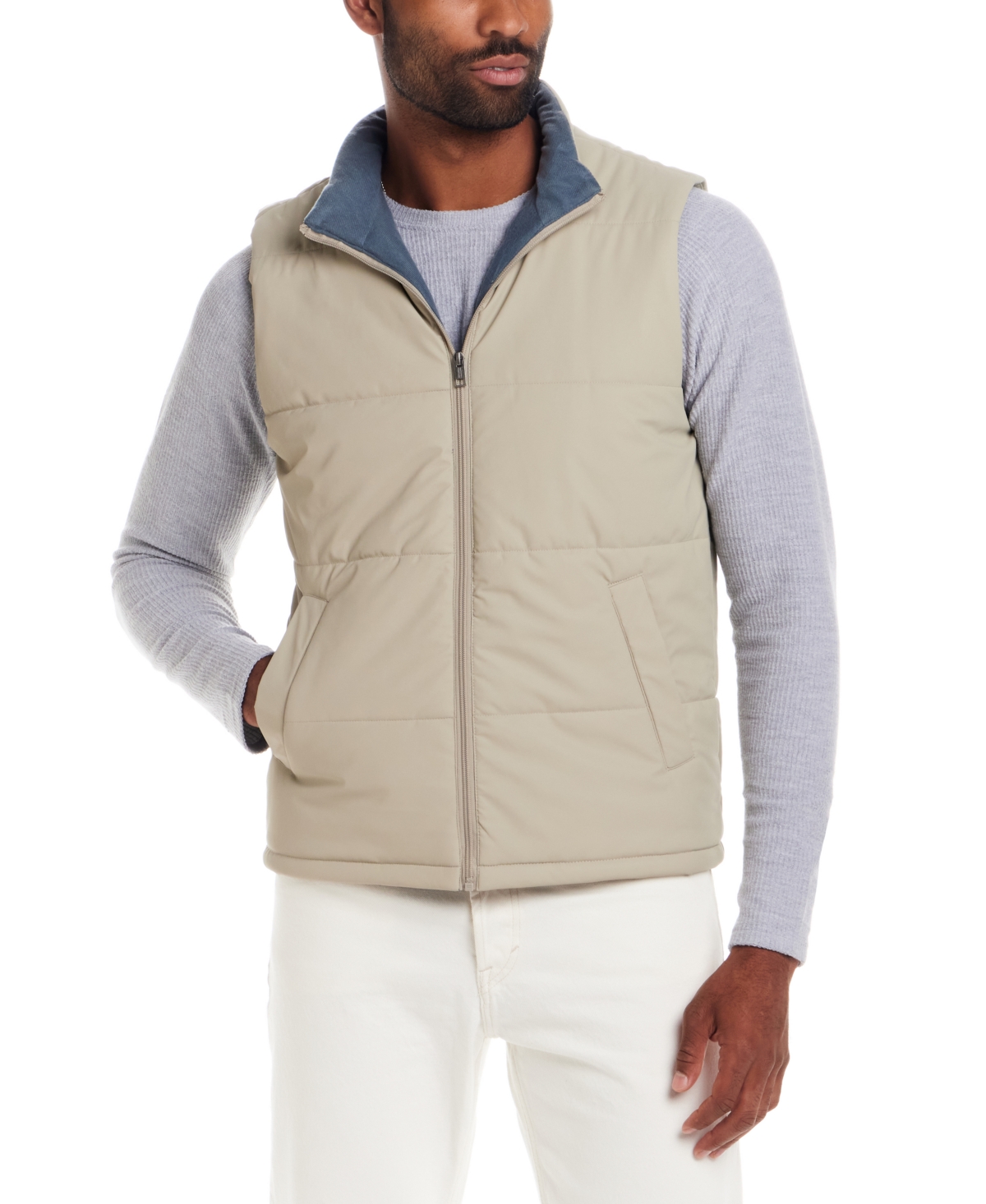 Click here for Weatherproof Vintage Mens Matte Zip Front Puffer V... prices