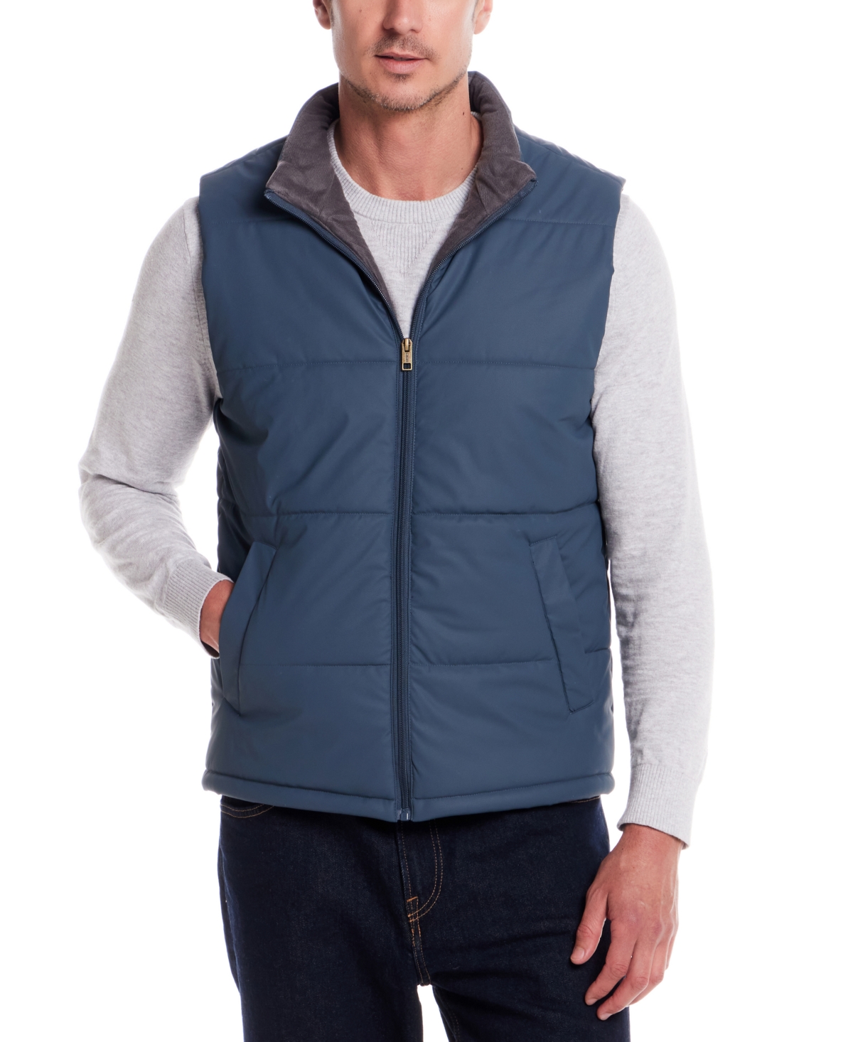 Click here for Weatherproof Vintage Mens Matte Zip Front Puffer V... prices