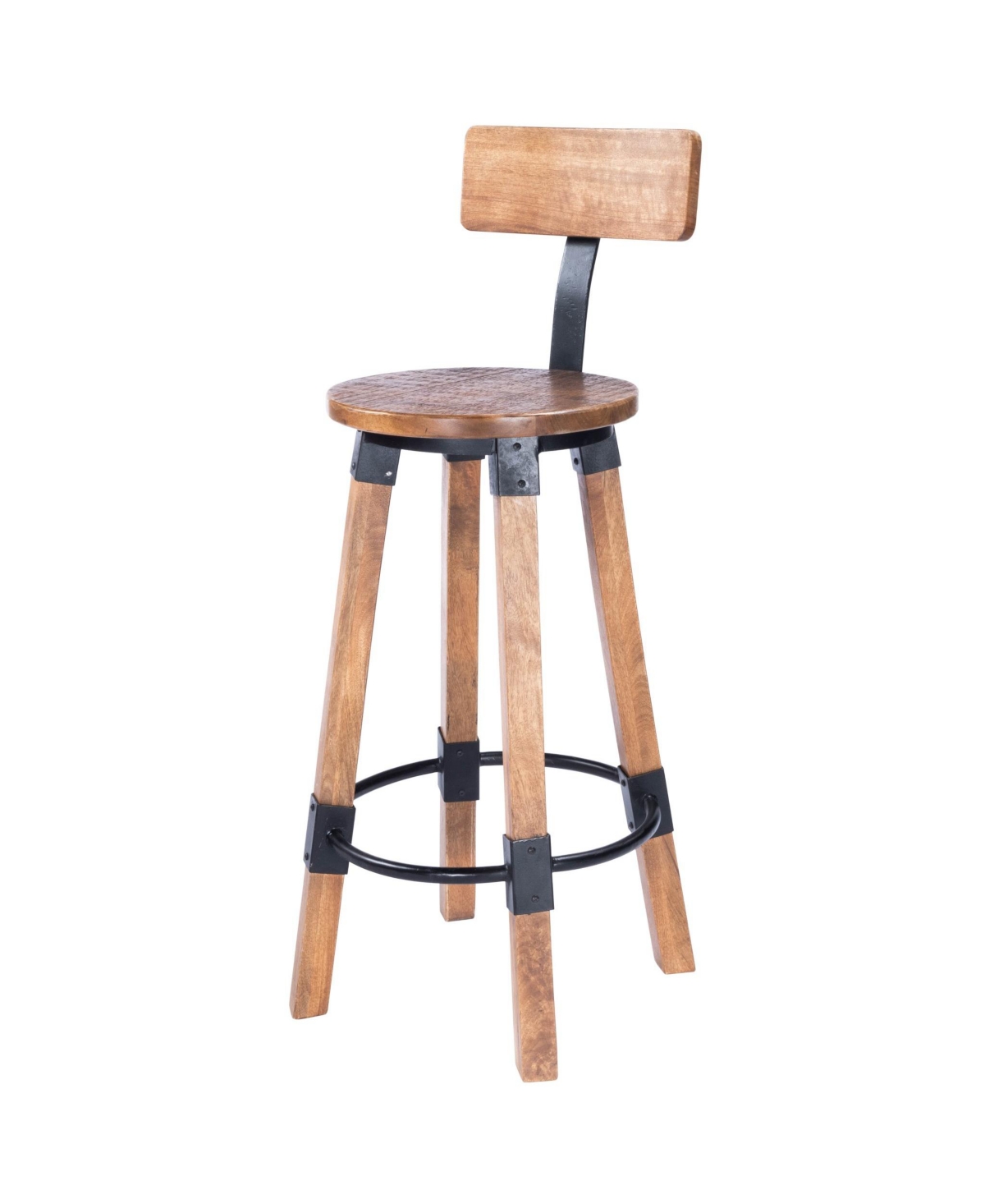 Click here for Solid Wood and Iron Bar Chair for Kitchen Island a... prices