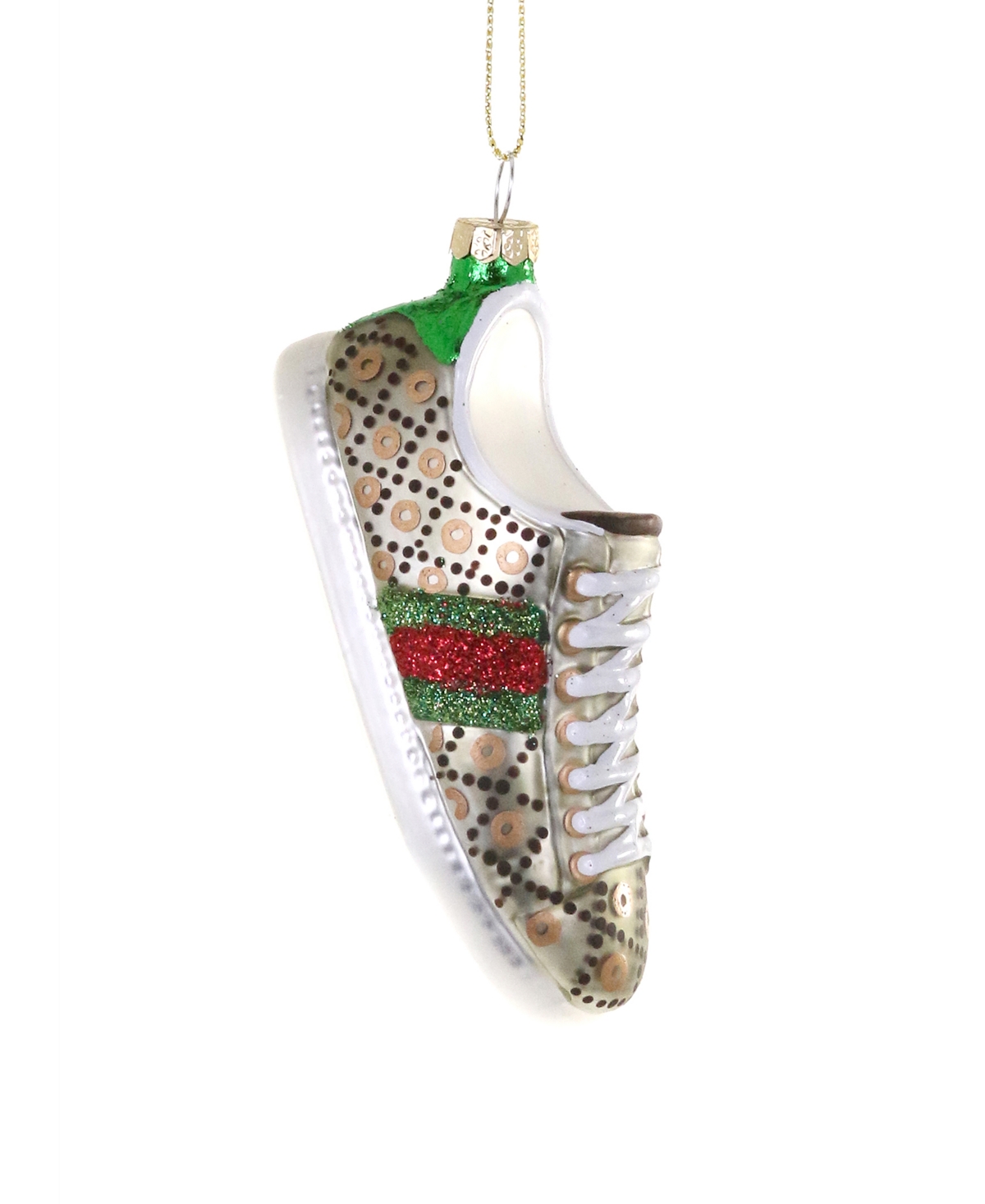 Click here for Cody Foster & Co. Luxe Sneaker Glass Ornament - Mu... prices
