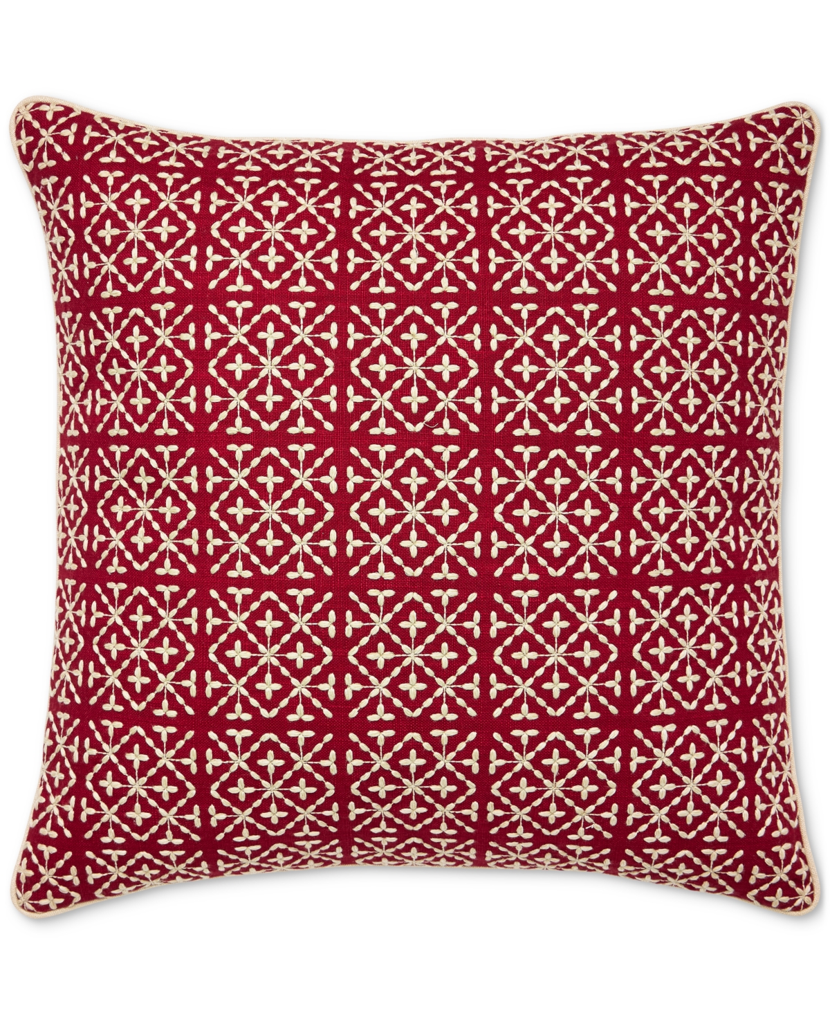 Click here for Charter Club Embroidered Tiles Decorative Pillow... prices