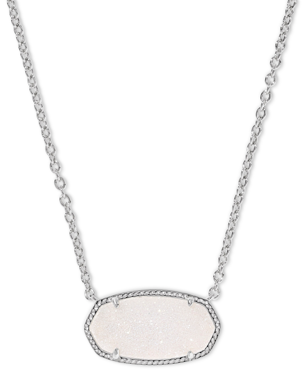 Click here for Kendra Scott Elisa Statement Silver Short Pendant... prices