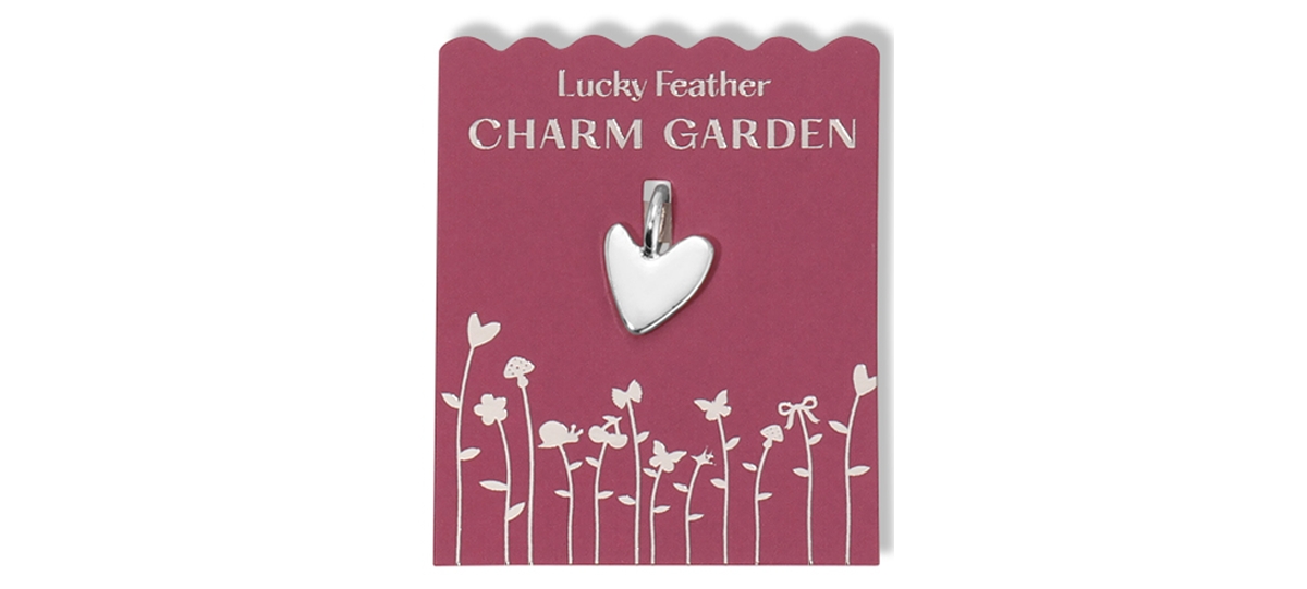 Click here for Lucky Feather Charm Garden - Silver - Heart prices