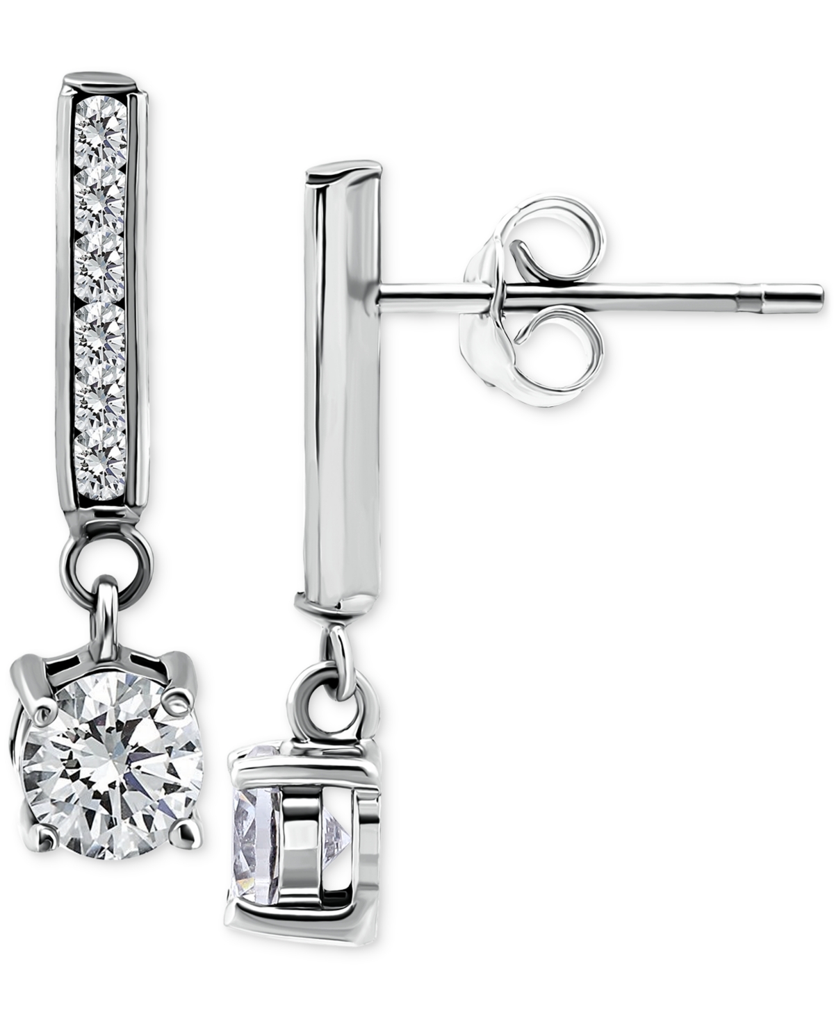 Click here for Giani Bernini Cubic Zirconia Bar Drop Earrings in... prices