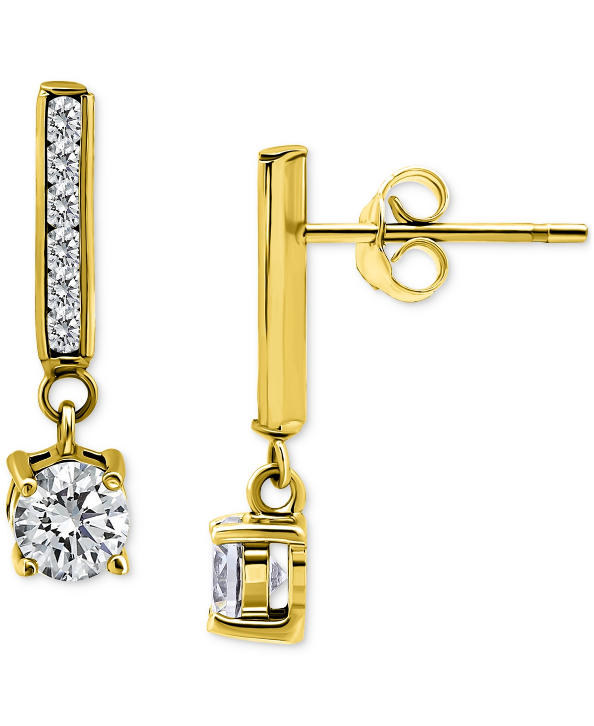 Click here for Giani Bernini Cubic Zirconia Bar Drop Earrings in... prices