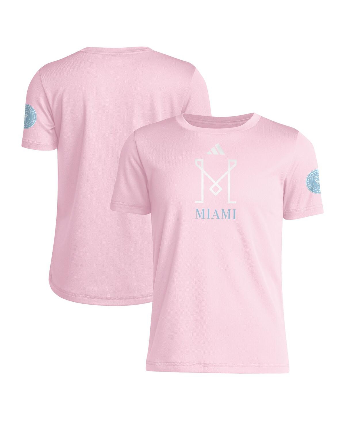 Click here for Adidas Big Boys and Girls Pink Inter Miami Cf 2025... prices