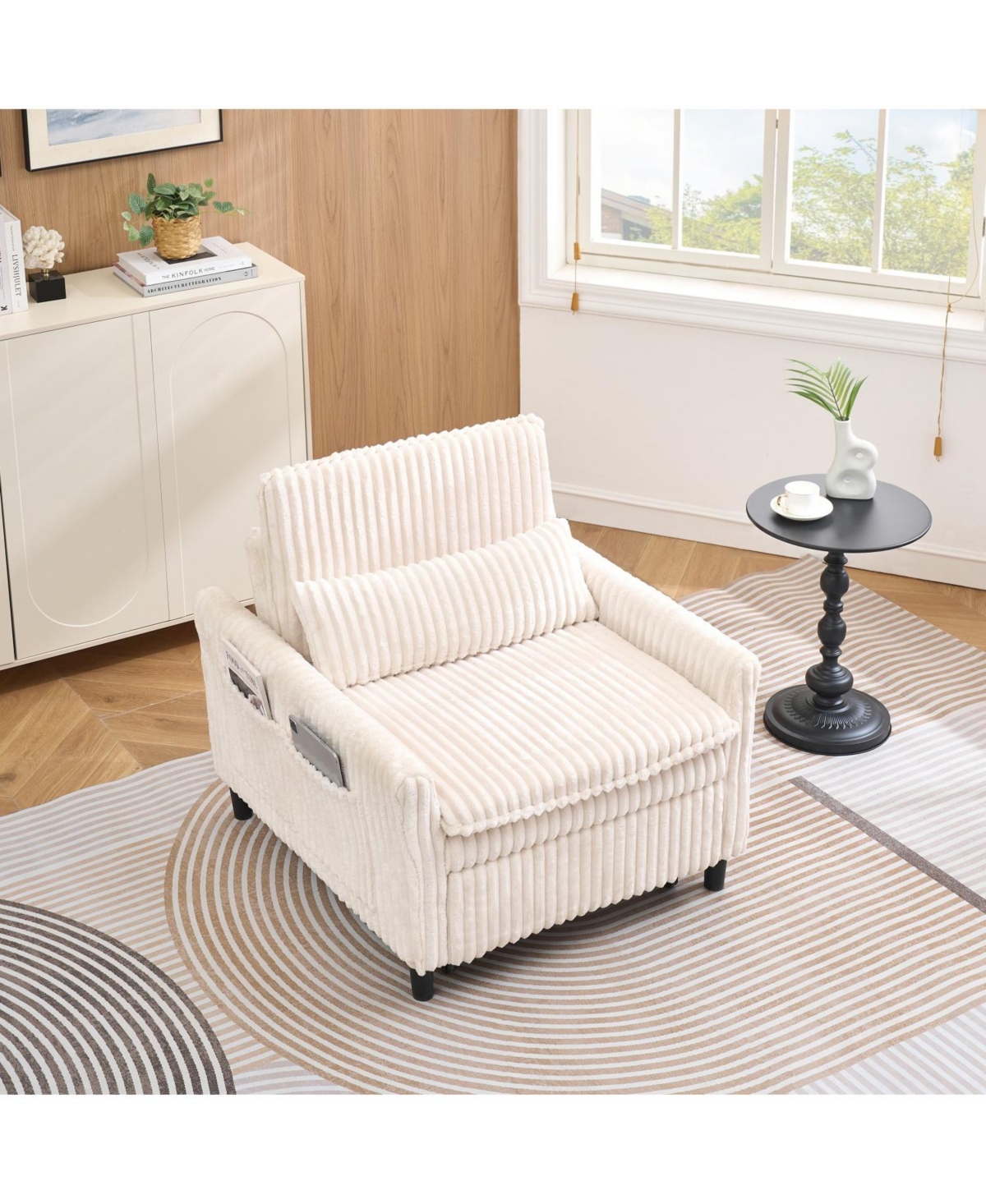 Click here for Streamdale Furniture Beige Small Space Sofa Bed wi... prices