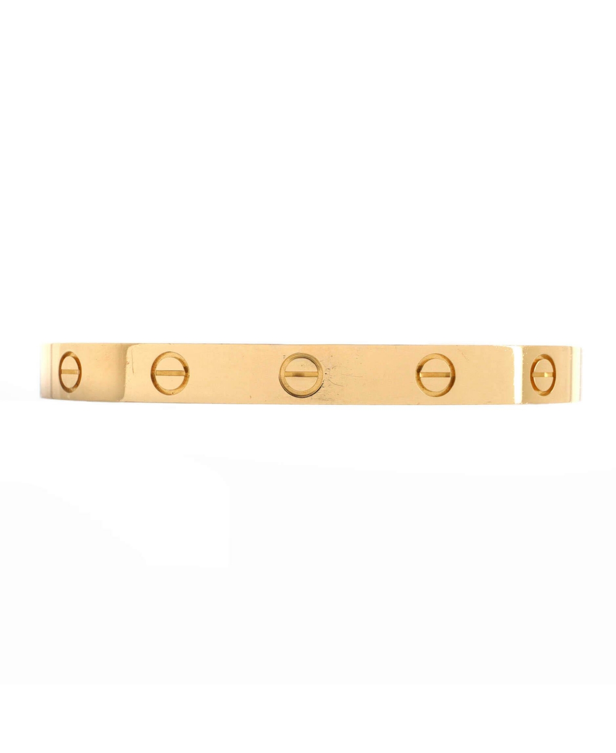 Click here for Pre-Owned Cartier Love Cuff Bracelet - 18k yellow... prices