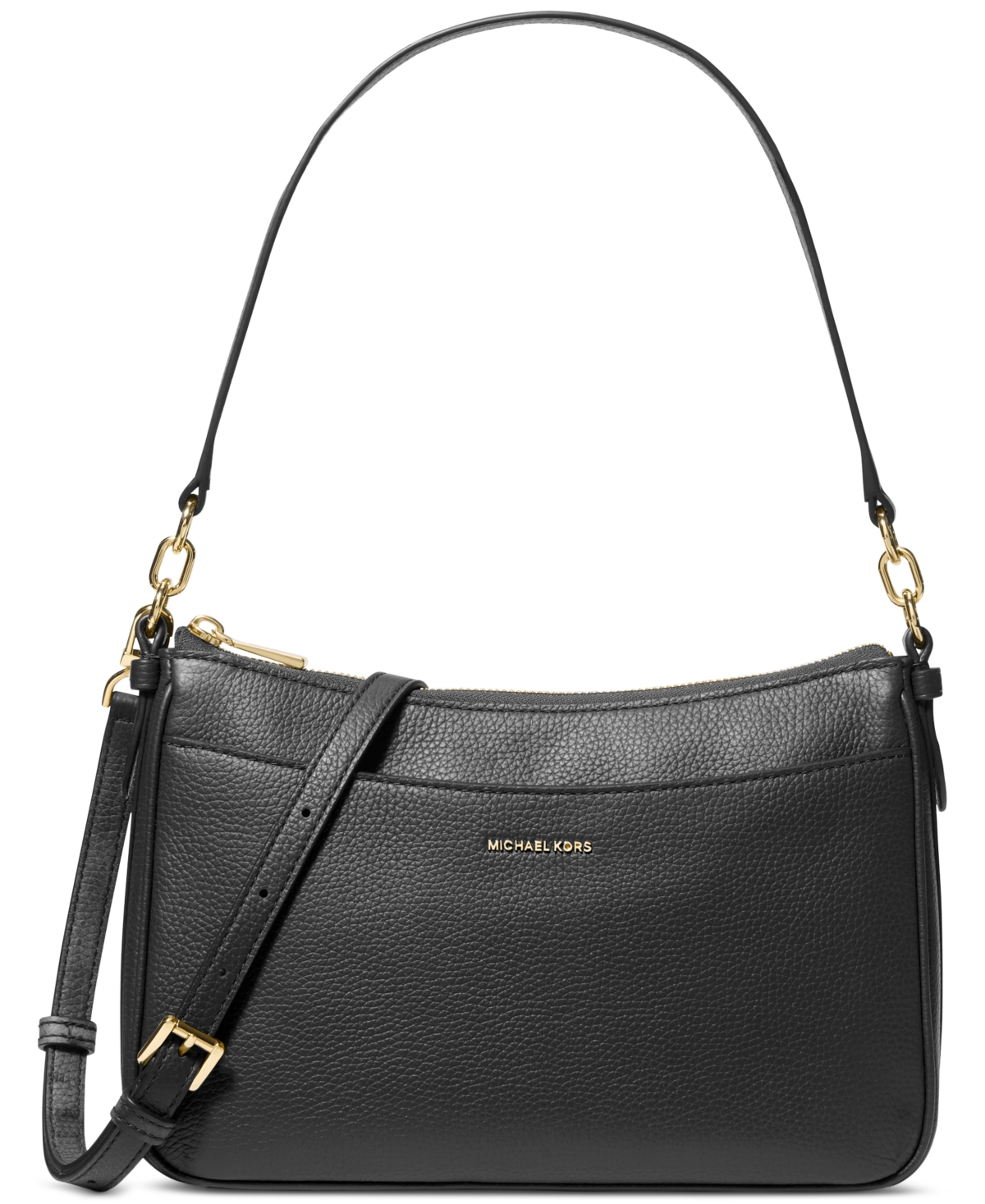 Click here for Michael Kors Small Top Zip Pouchette Crossbody Bag... prices