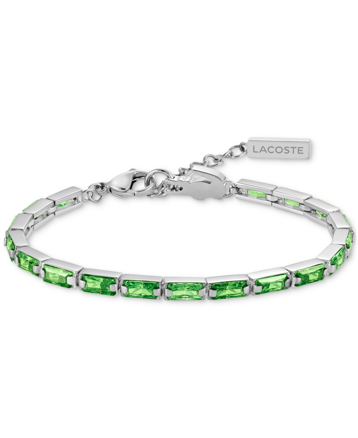 Click here for Lacoste Crystal Flex Bracelet - Green prices