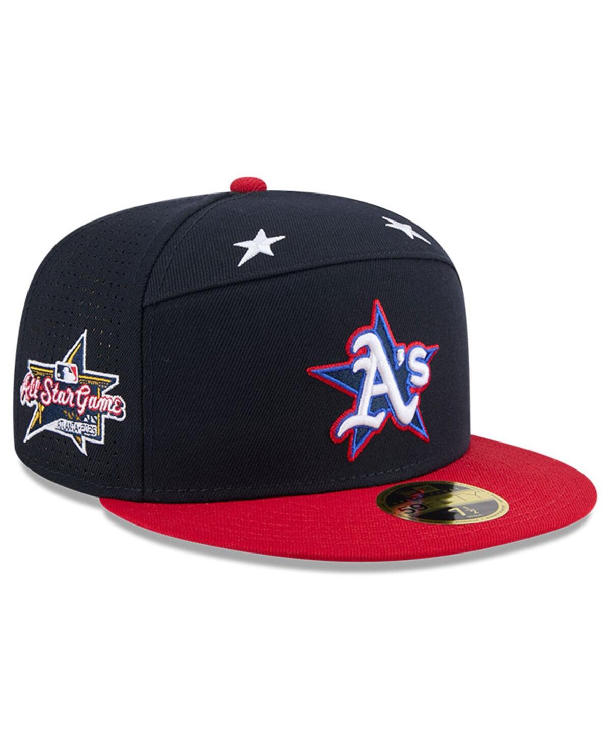 Click here for New Era Mens Navy/Red Athletics 2025 Mlb All-Star... prices