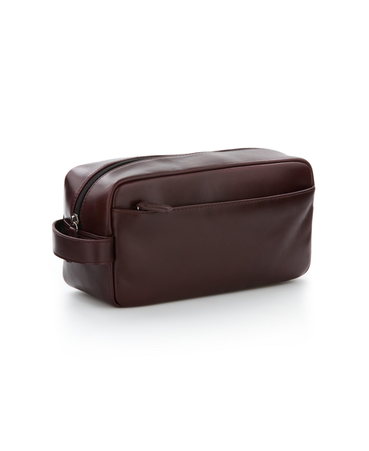 Click here for Perry Ellis Portfolio Mens Leather Travel Kit - Br... prices