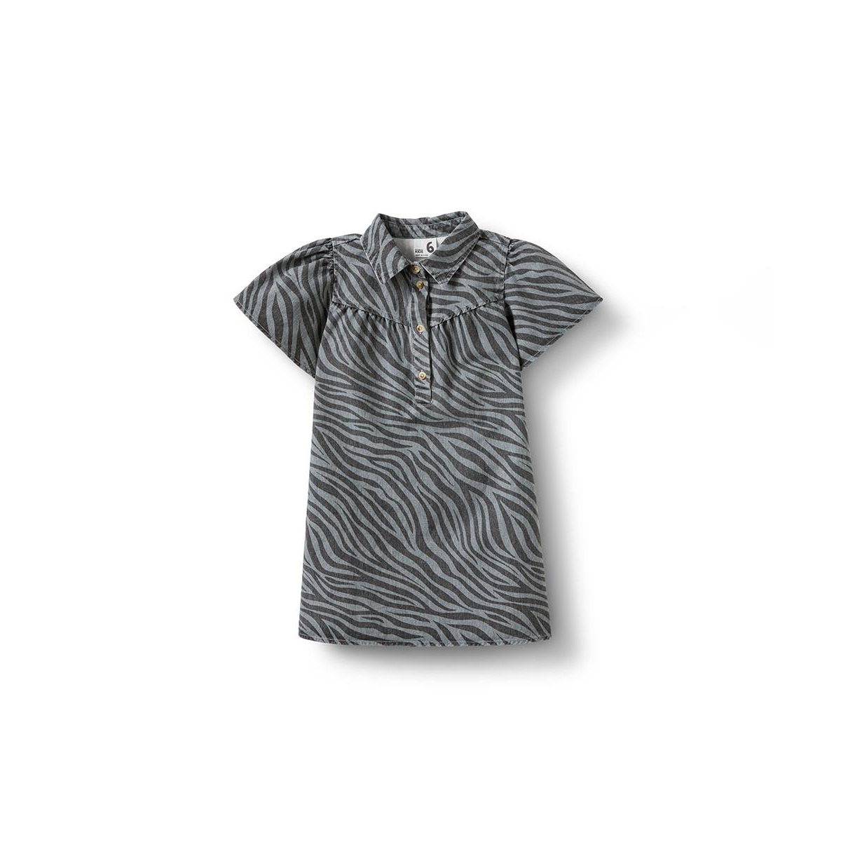 Click here for Cotton On Little Girls Kelly Denim Dress - Zebra prices
