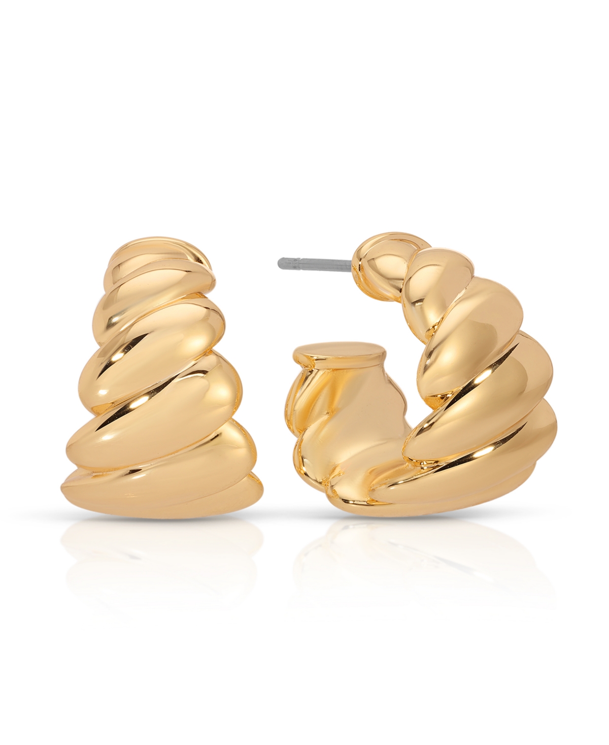Click here for Ettika Twist of Fate Hoops Earrings - Gold prices