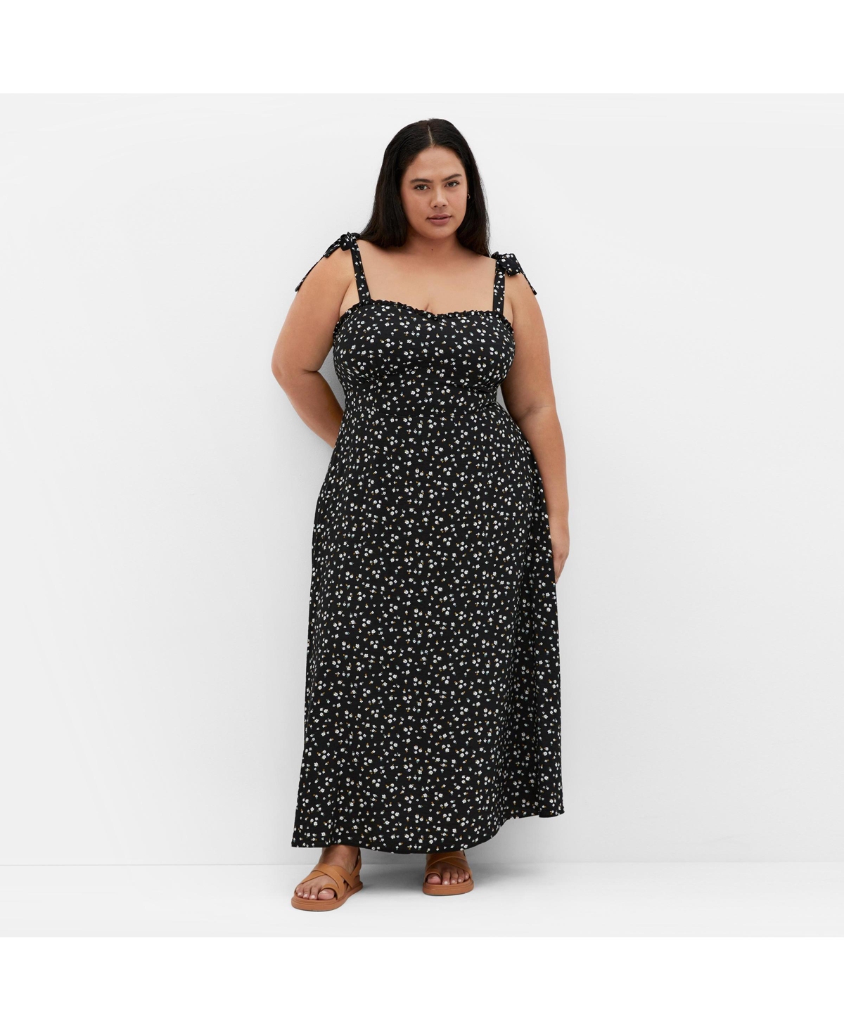 Click here for City Chic Womens Penny Print Dress - Meadow prices
