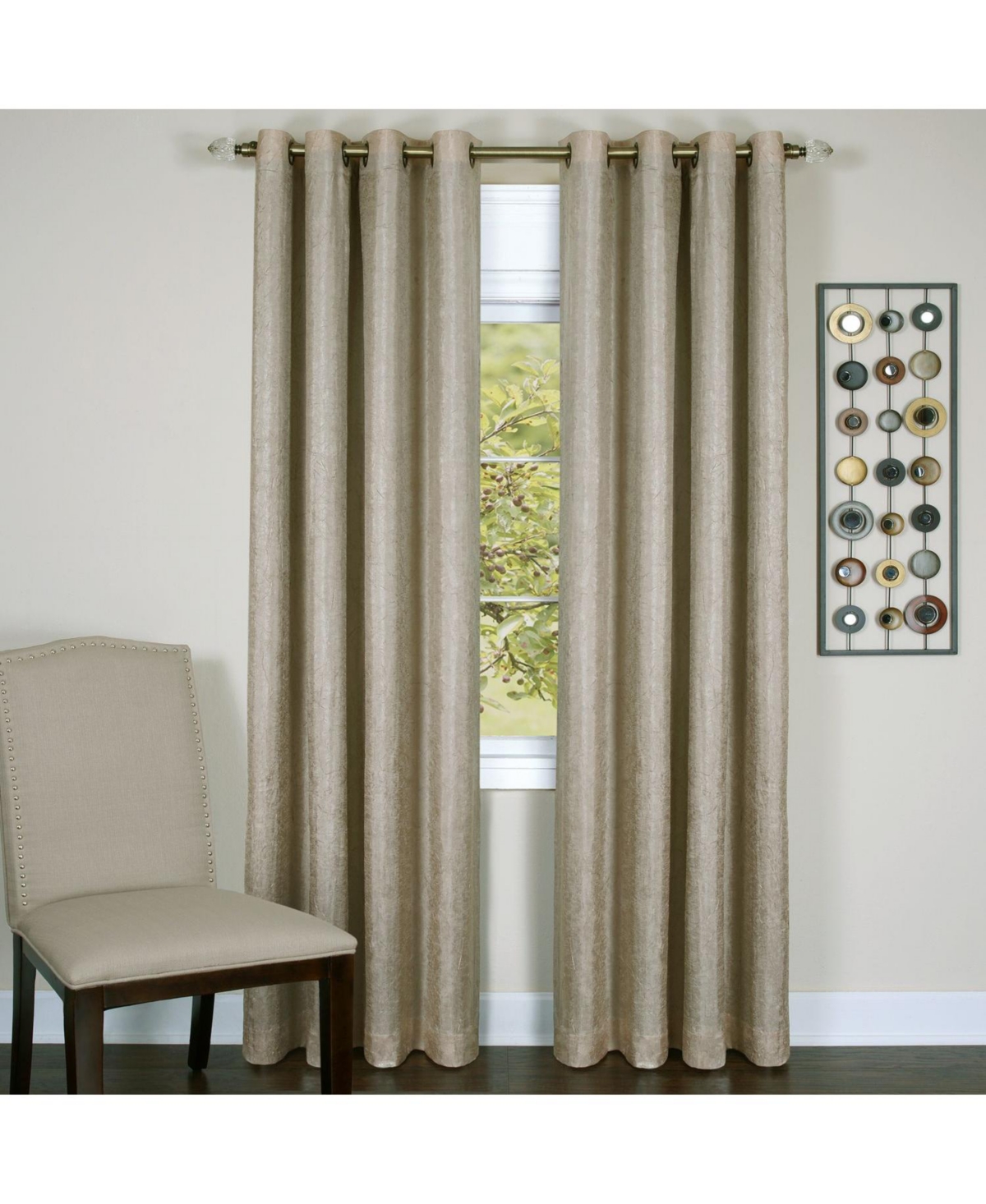 Click here for Kate Aurora Vesper Room Darkening Grommet Top Crin... prices