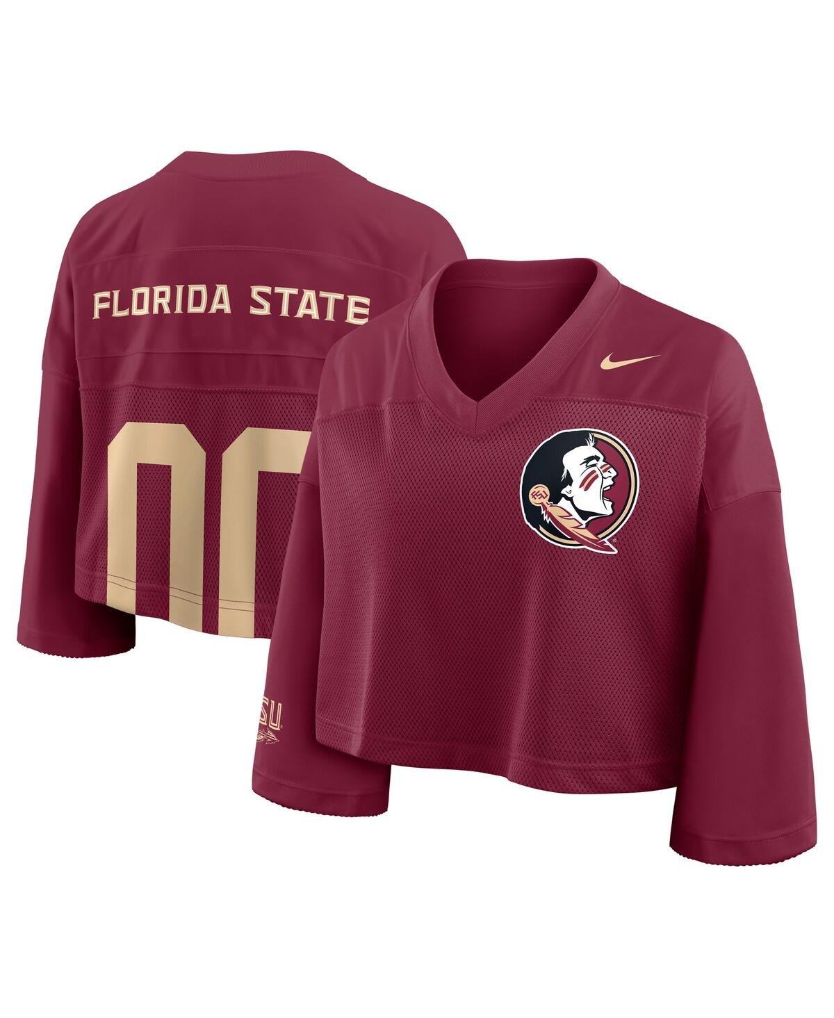 Click here for Nike Womens Garnet Florida State Seminoles Cropped... prices