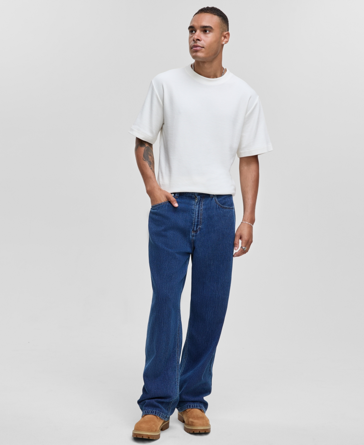 Click here for Mode of One Mens Wheeler Baggy-Fit Jeans  Macys Ex... prices