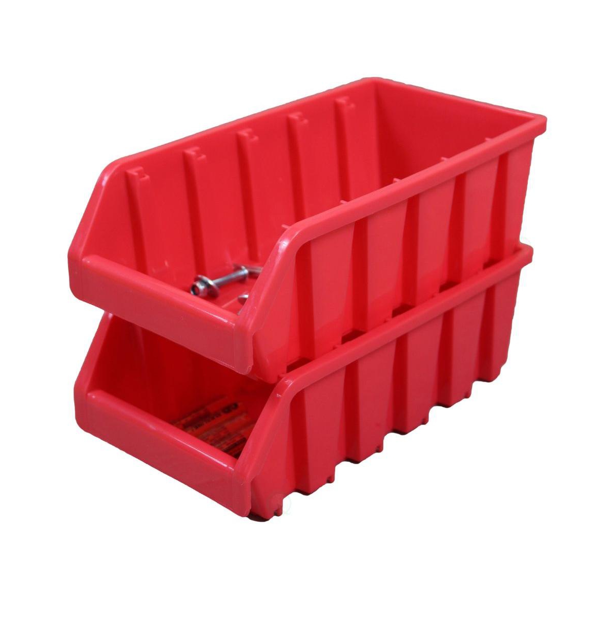 Click here for Basicwise Set of 2 Plastic Storage Stacking Bins... prices