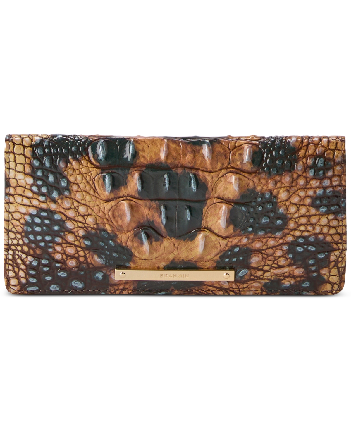 Click here for Brahmin Womens Ady Leather Wallet - Golden Lynx prices