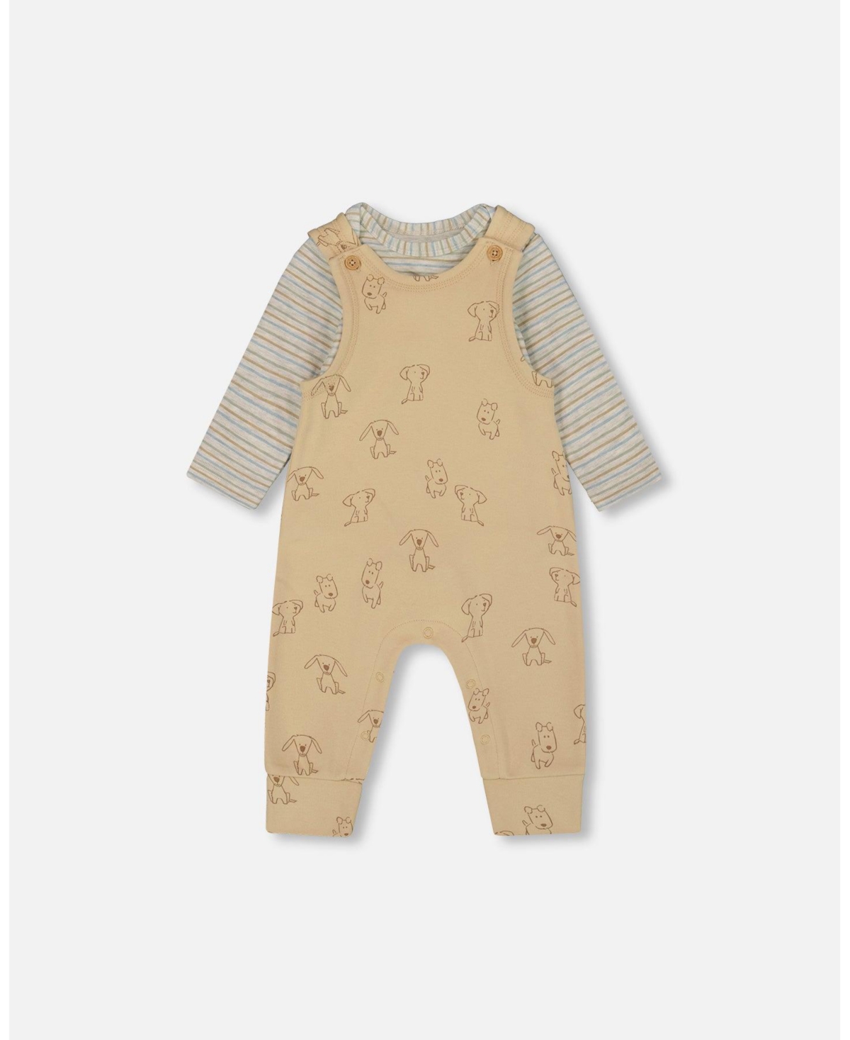 Click here for Deux par Deux Baby Boys Cotton Onesie with Overall... prices