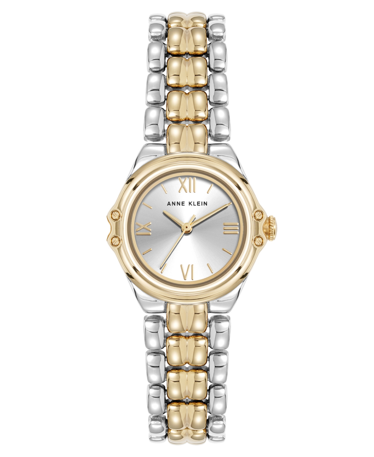 Click here for Anne Klein Womens Quartz Round Capital Two-Tone Me... prices