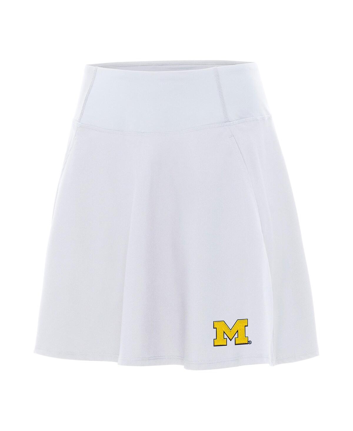 Click here for Antigua Womens White Michigan Wolverines Chip Skor... prices