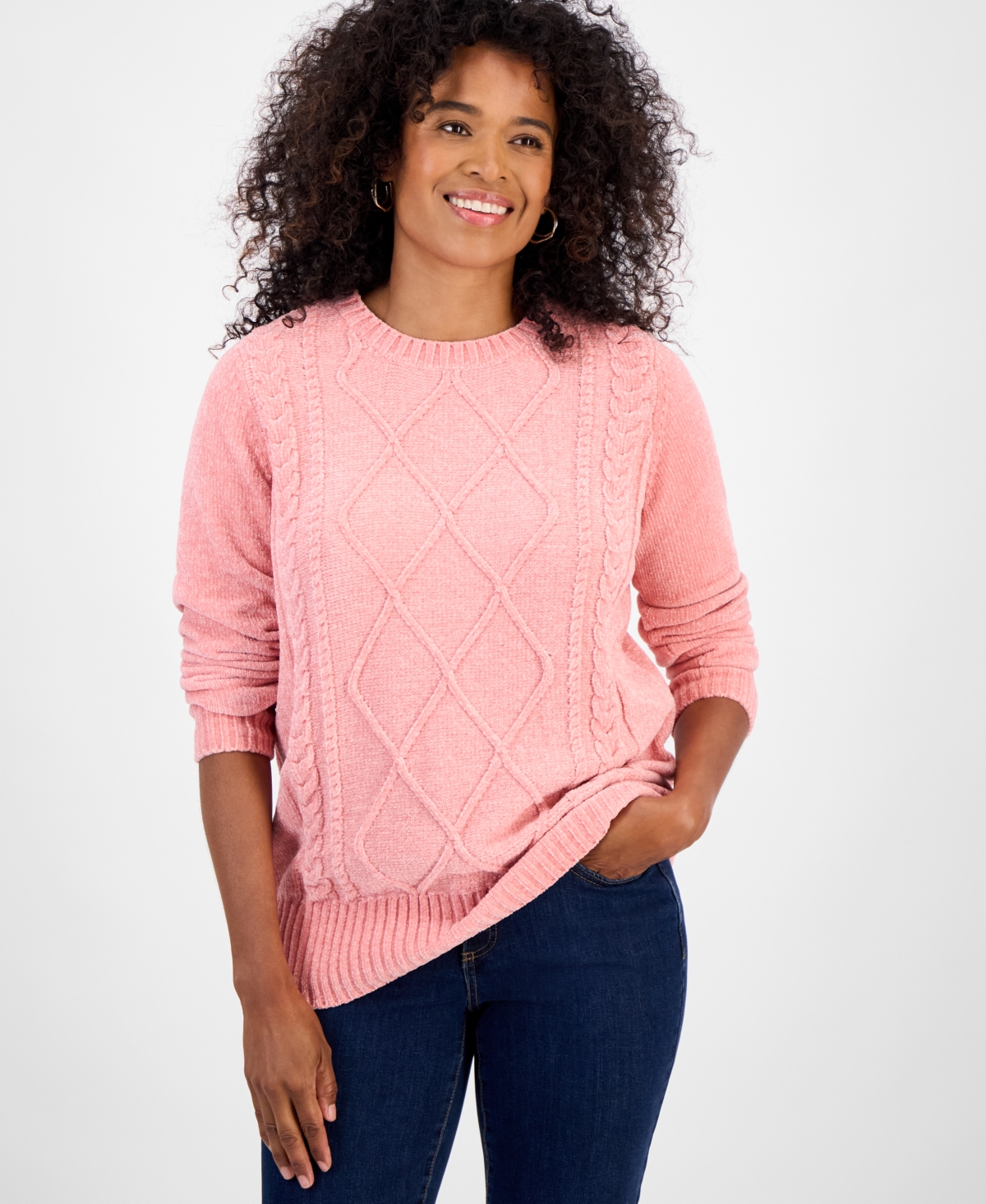 Click here for Style & Co Womens Chenille Crewneck Sweater  Macys... prices
