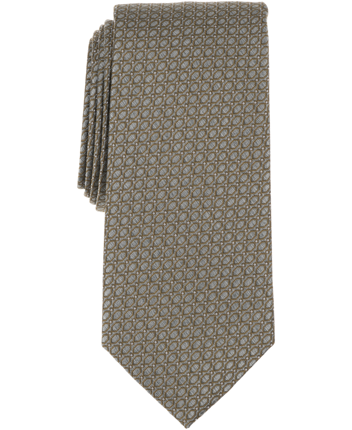 Click here for Michael Kors Mens Shone Geo-Pattern Tie - Pistachi... prices