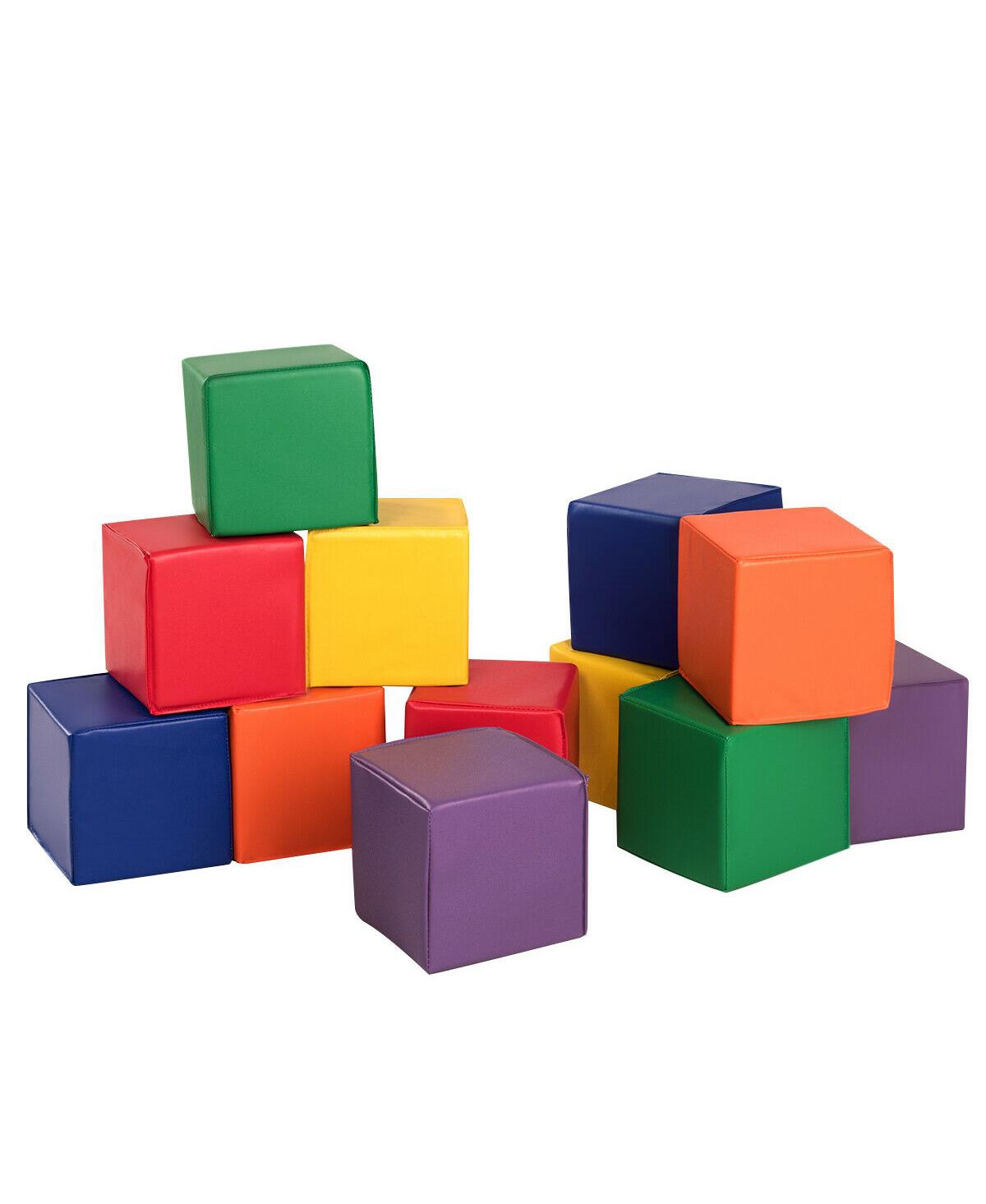 Click here for Gymax 12-Piece 8 Pu Foam Big Building Blocks Color... prices
