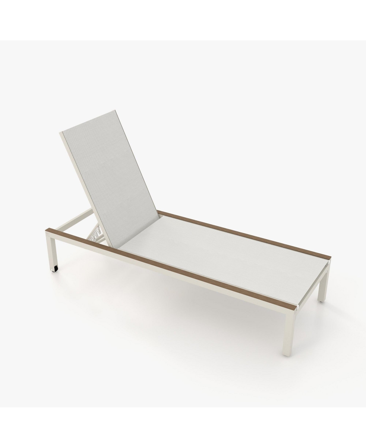 Click here for Mondawe Outdoor Lounge Chair w/ Easy Move Wheels &... prices