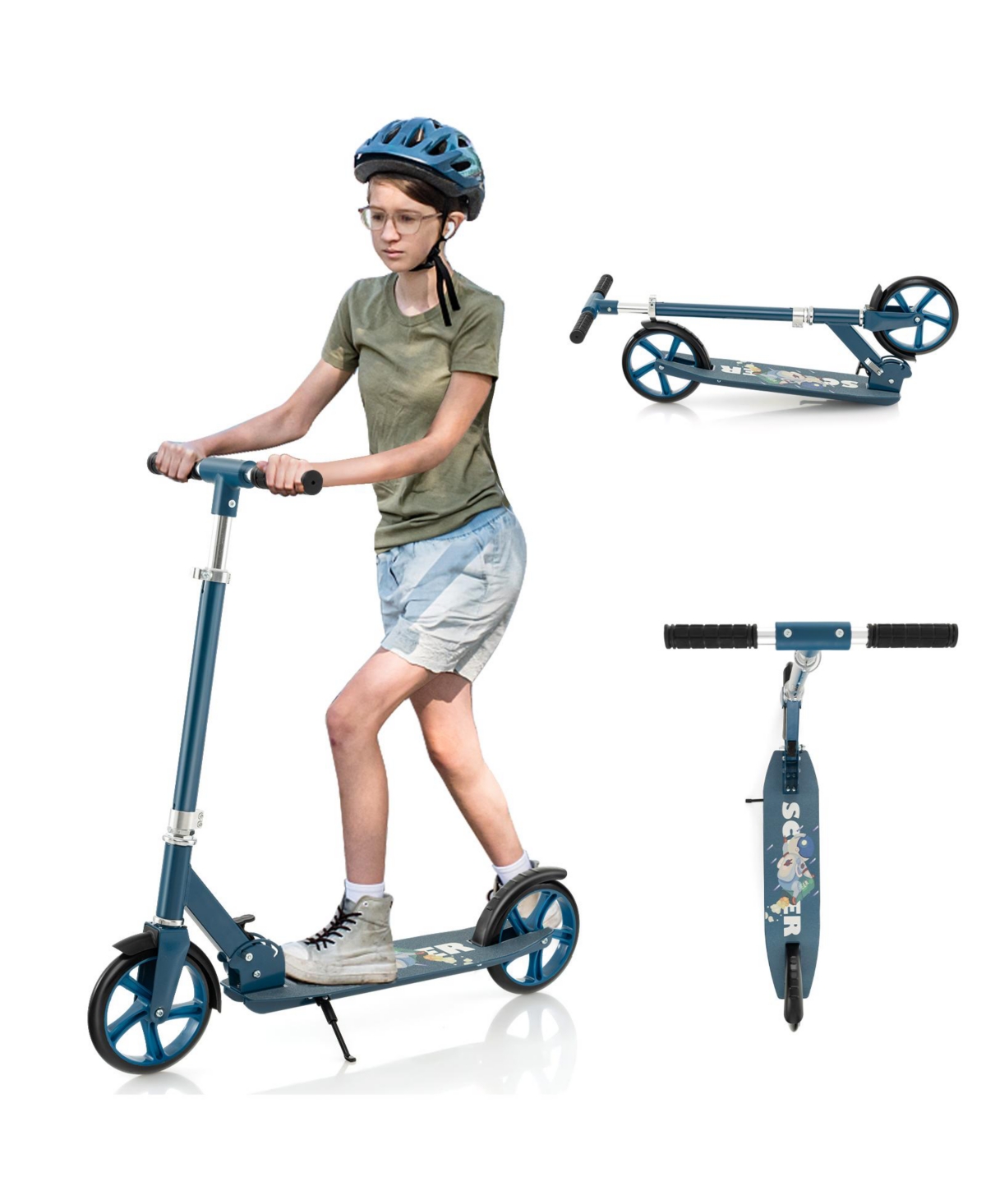 Click here for Hitway Adjustable Height Aluminum Kick Scooter for... prices