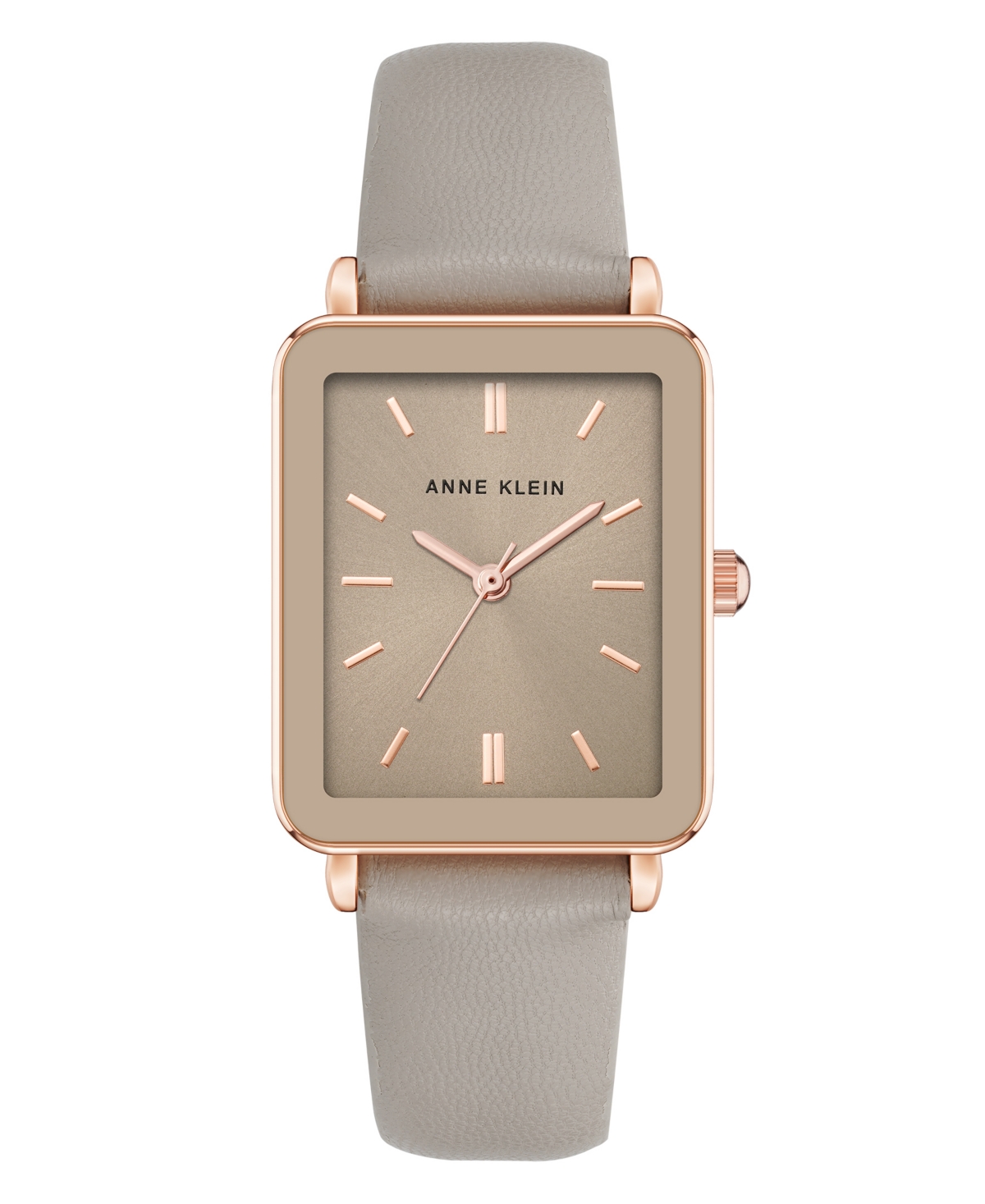 Click here for Anne Klein Womens Quartz Rectangular Taupe Leather... prices