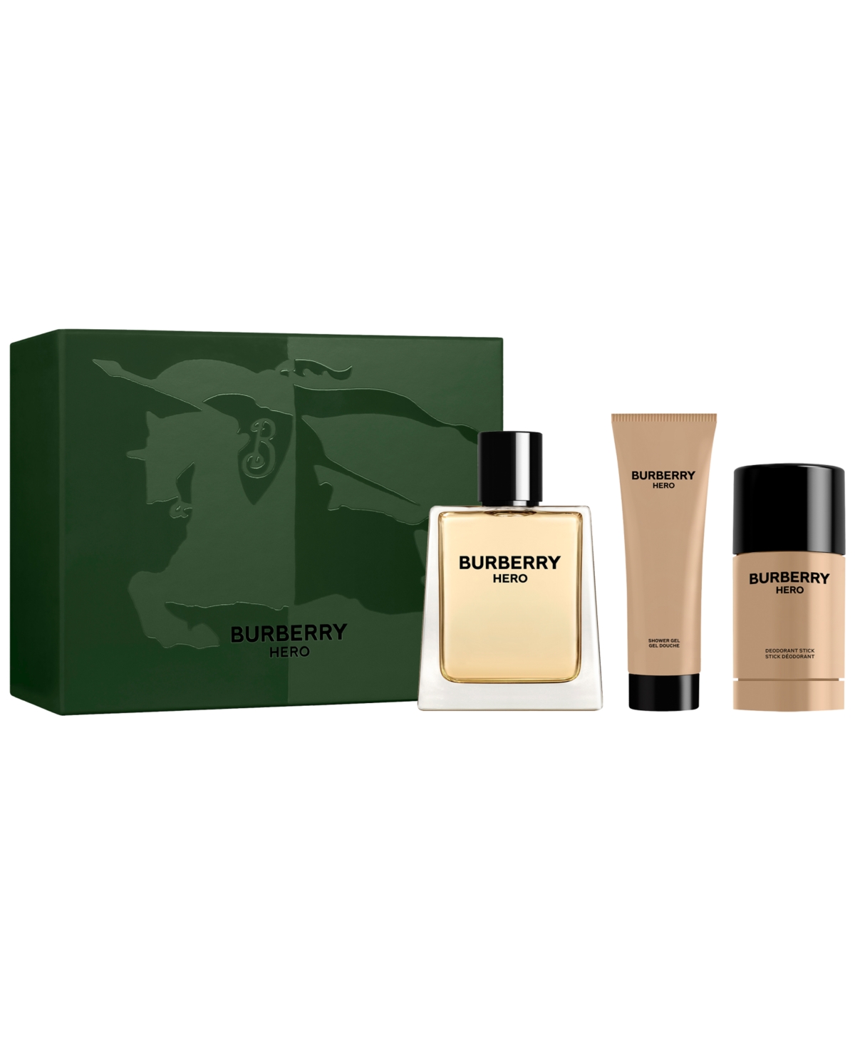 Click here for Burberry Mens Hero Eau de Toilette Gift Set prices