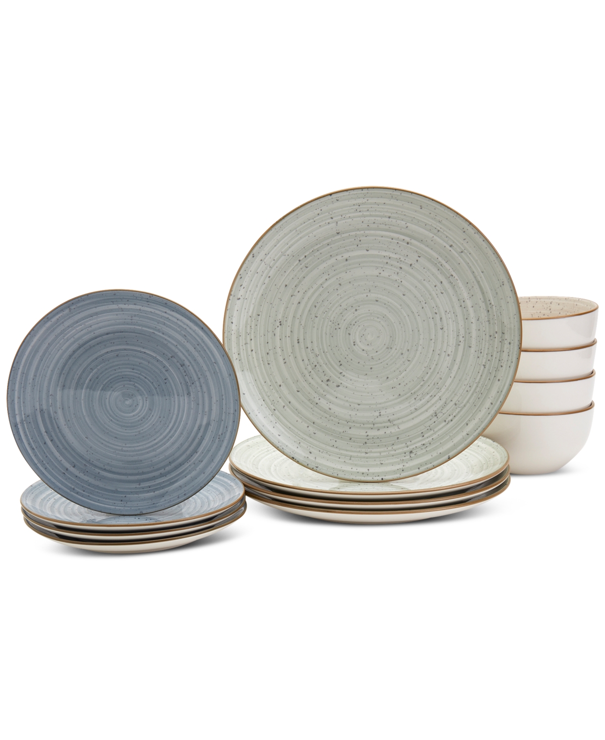 Click here for Haven Speckled Farmhouse 12 Pc. Dinnerware Set  Se... prices