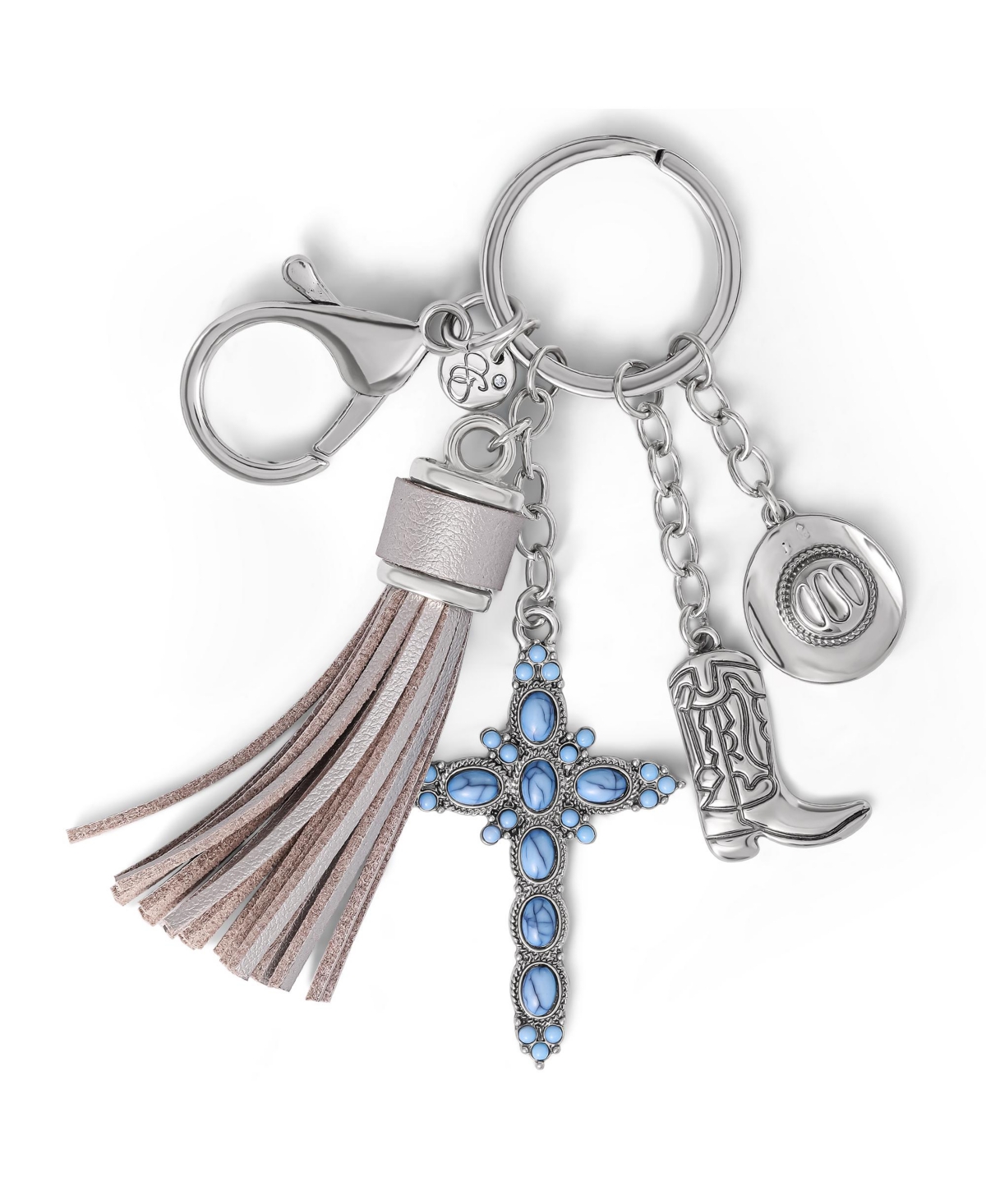 Click here for Jessica Simpson Western Cross & Tassel Charm Keych... prices