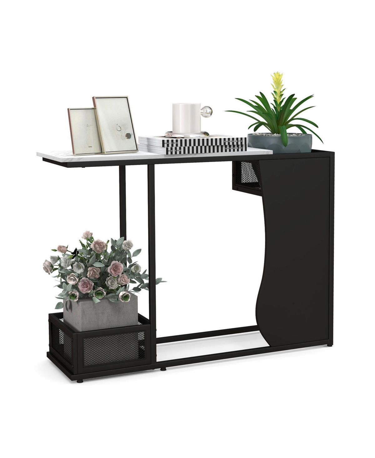 Click here for Volenca 43.5 Inch Console Table with Plant Positio... prices