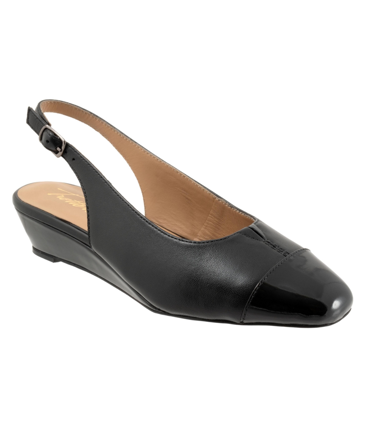 Click here for Trotters Womens Dea Wedge Pump - Black prices