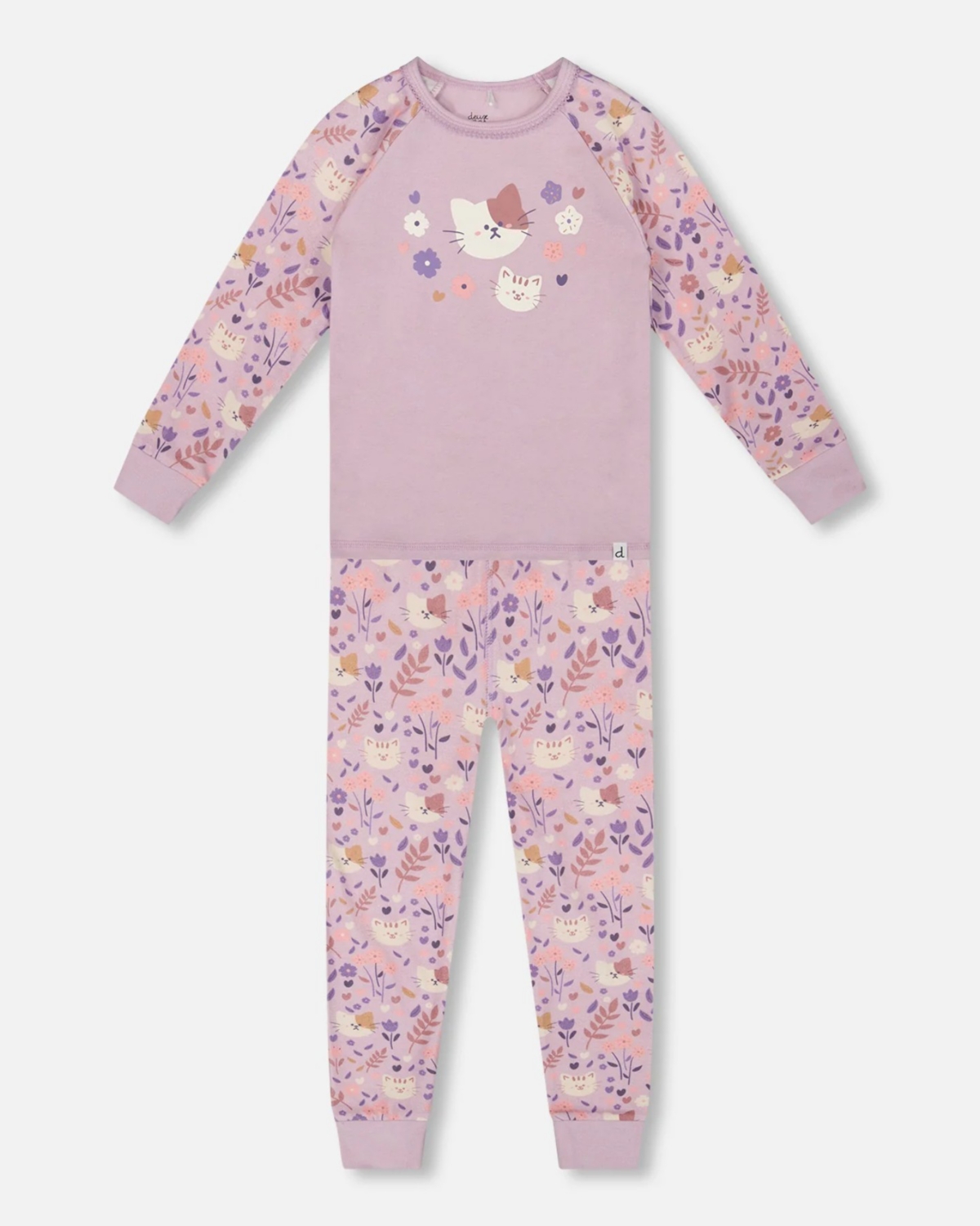 Click here for Deux par Deux Girl Cotton Two-Piece Pajamas Lilac... prices