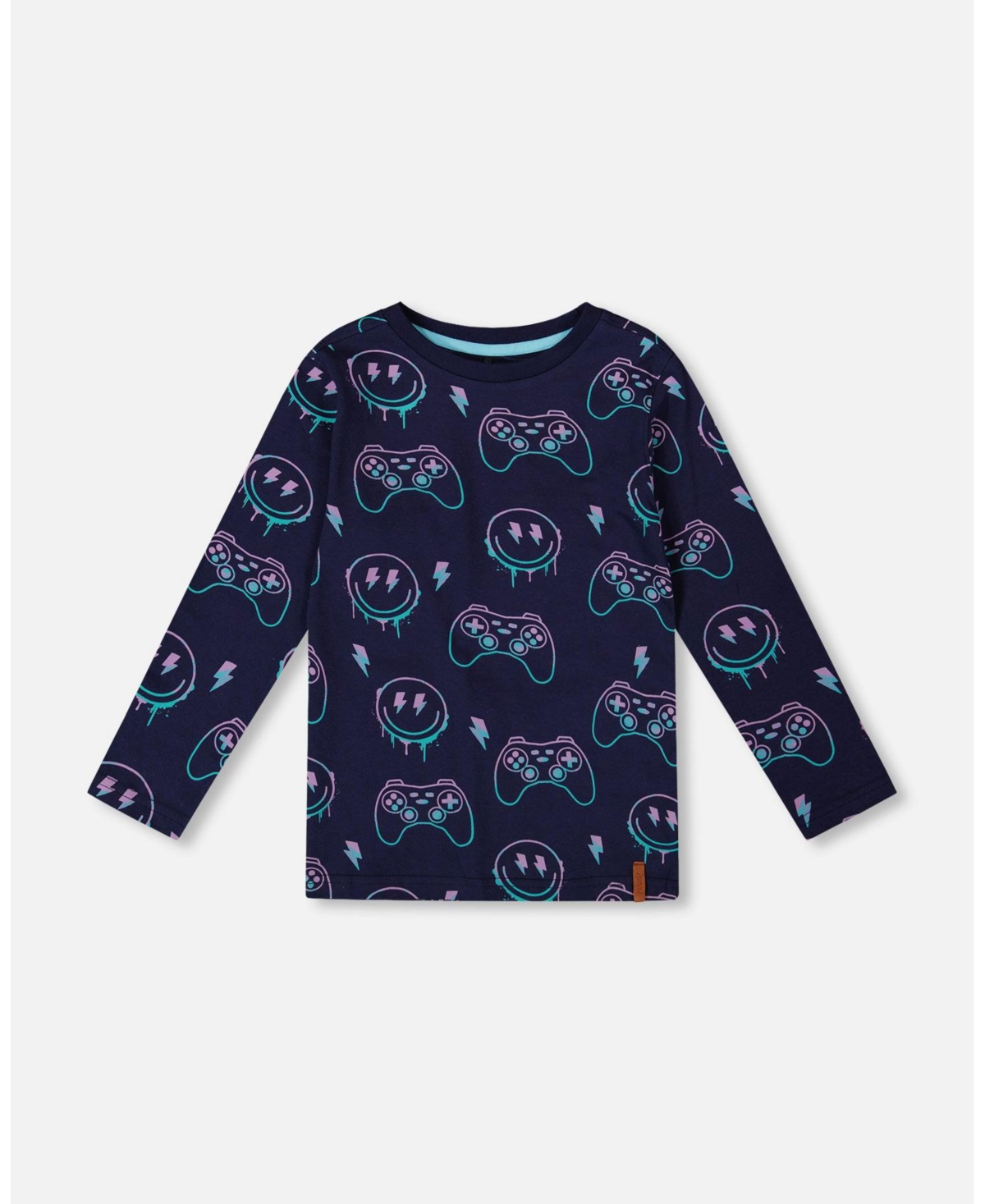 Click here for Deux par Deux Boy Long Sleeve Cotton Allover Print... prices