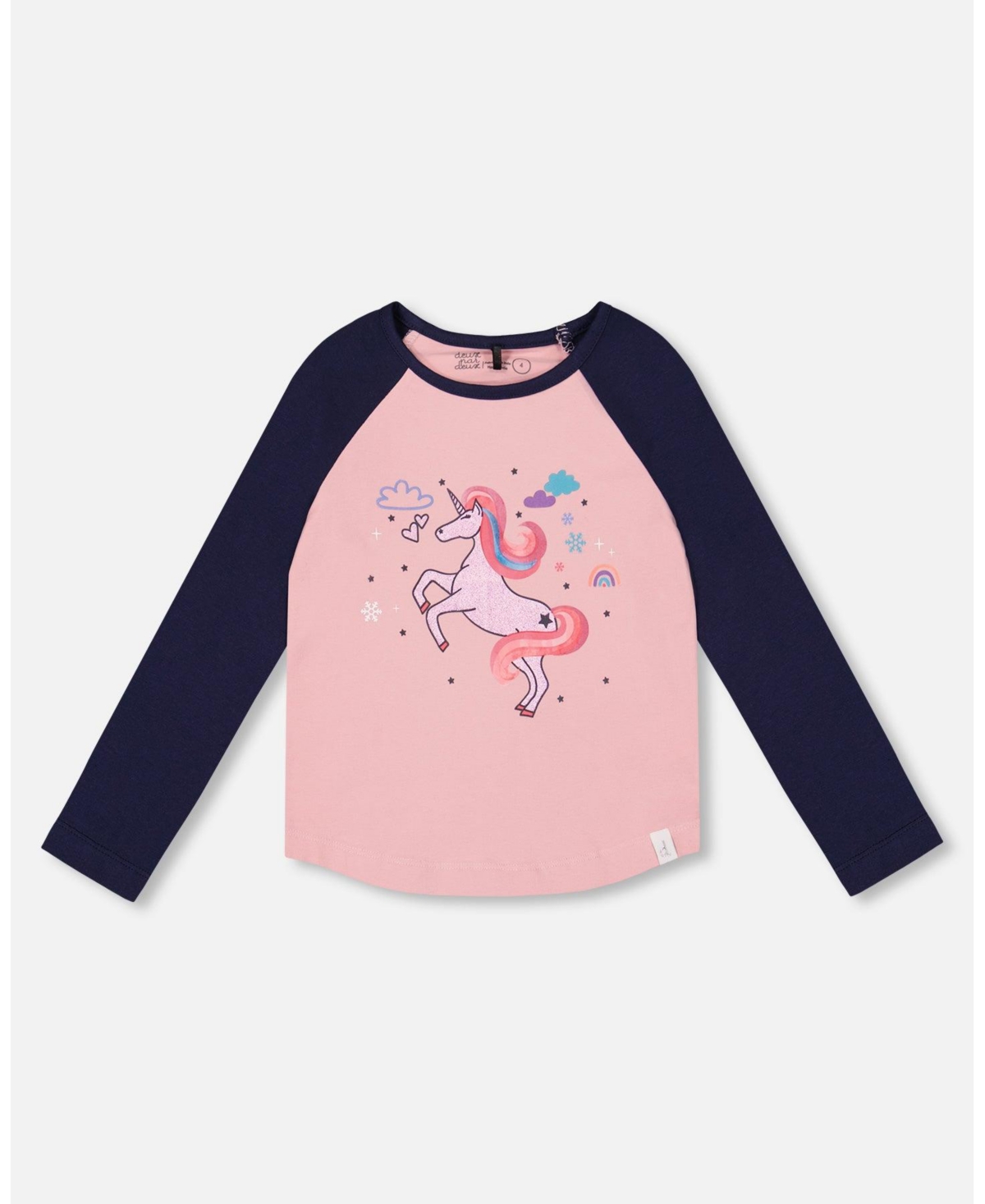 Click here for Deux par Deux Big Girls Jersey Raglan Sleeve Tee P... prices