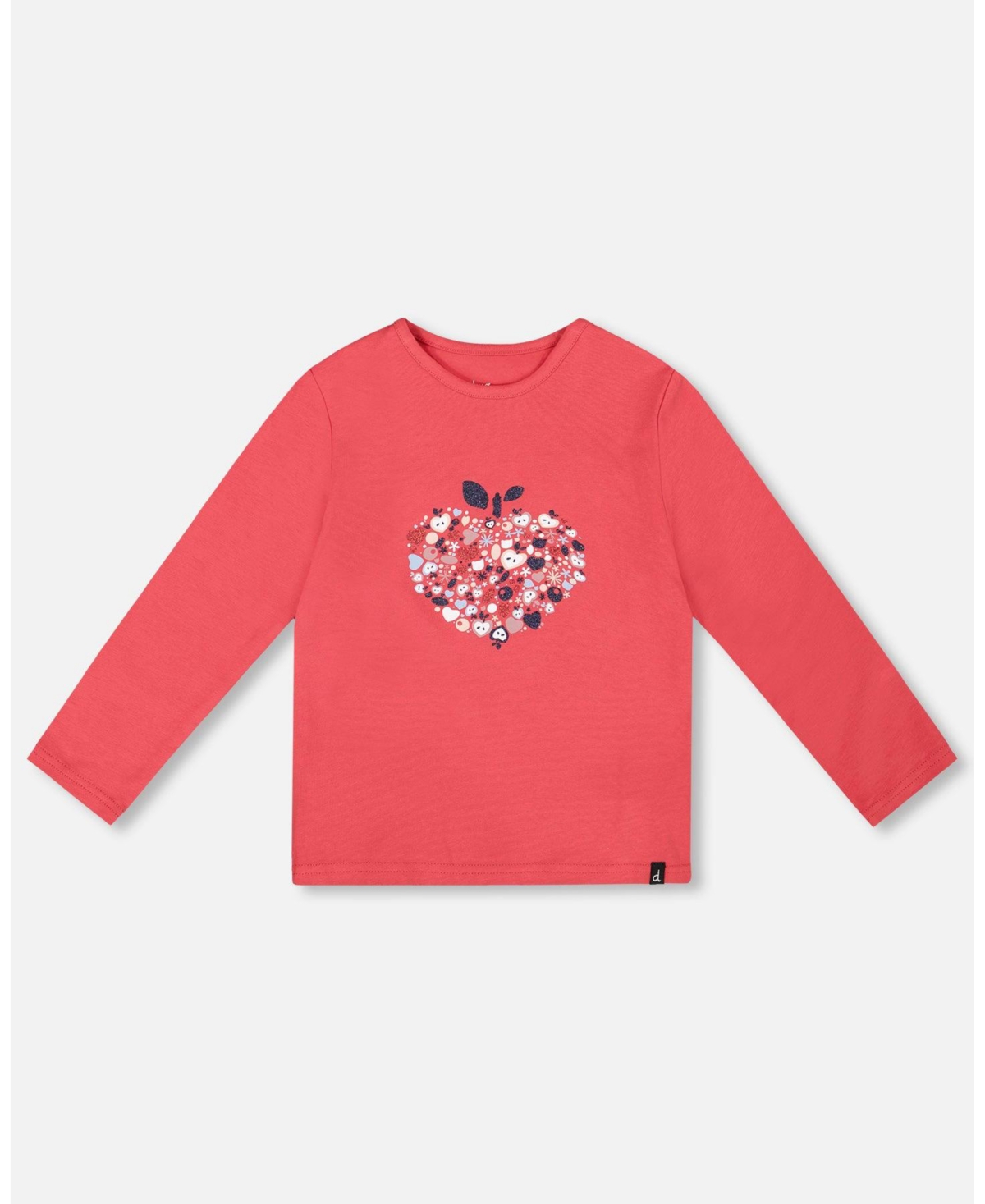 Click here for Deux par Deux Big Girls Cotton T-Shirt Red with Mi... prices