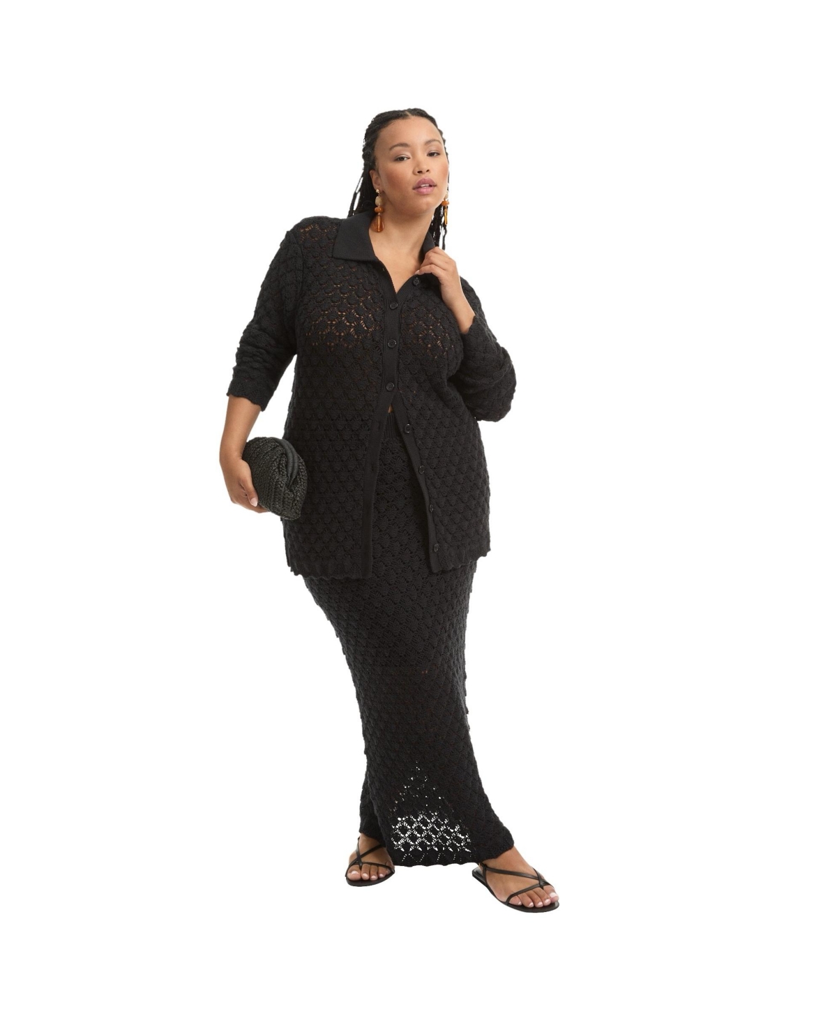 Click here for June + Vie Womens June + Vie Crochet Button Down S... prices
