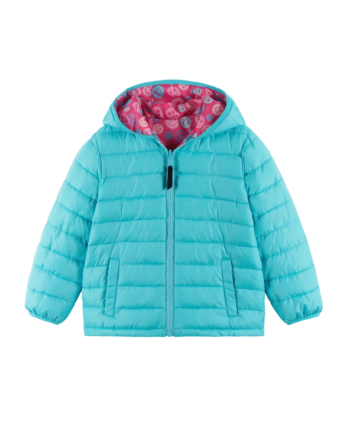 Click here for Andy & Evan Toddler/Child Girls Pink/Aqua Smiley P... prices