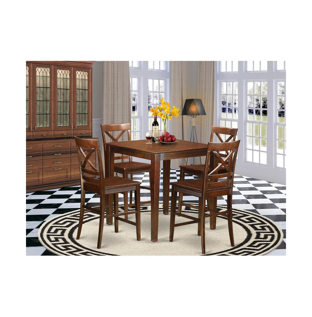 Click here for East West Furniture 5 Pc counter height Dining roo... prices