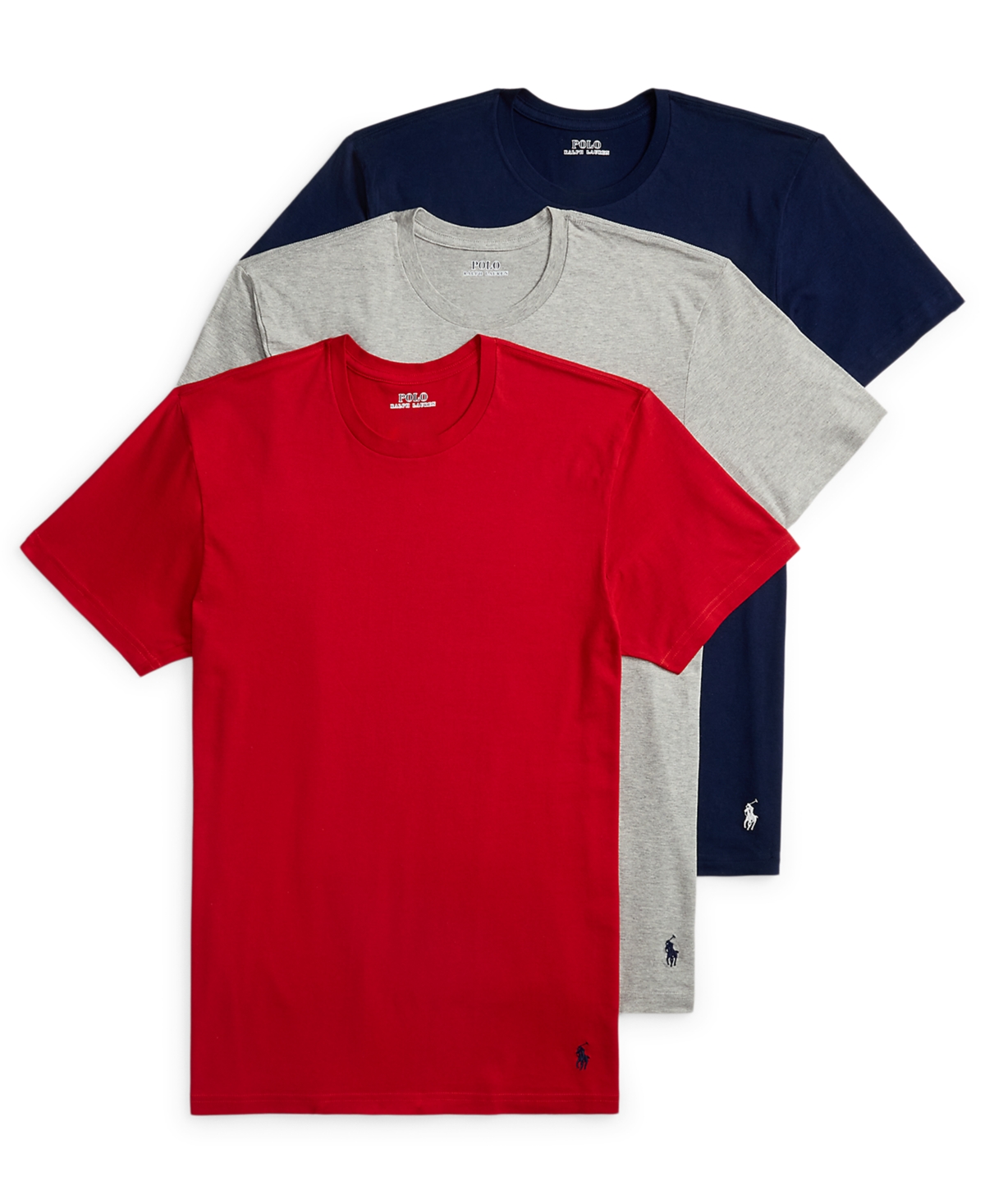 Click here for Polo Ralph Lauren Mens 3-Pack Classic Fit Crewneck... prices