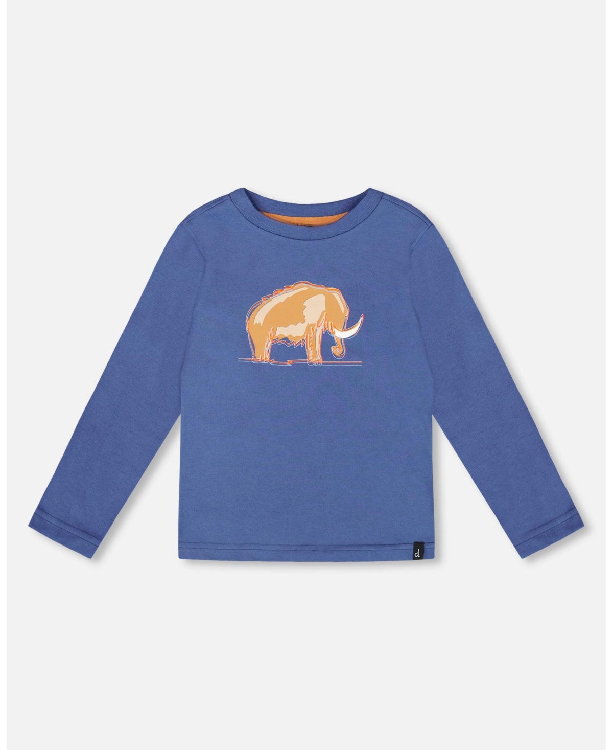 Click here for Deux par Deux Boy Cotton Long Sleeve T-Shirt Blue... prices